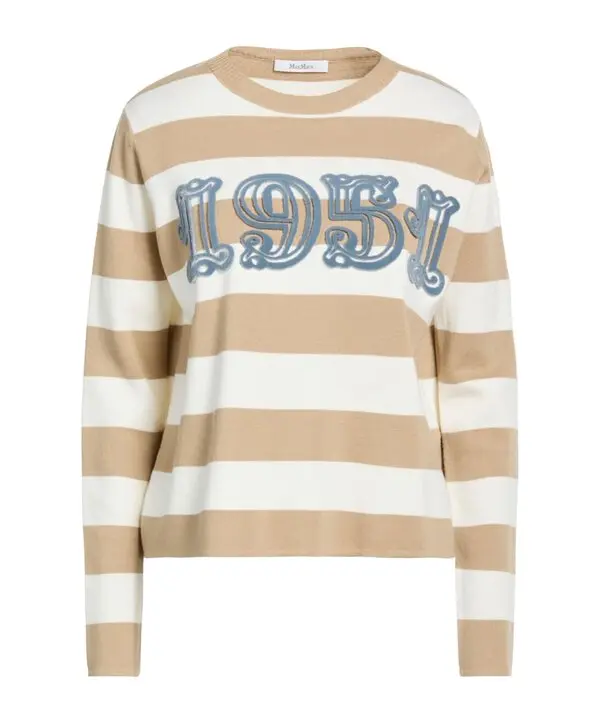 Max Mara Long-sleeved Crew Neck Sweater