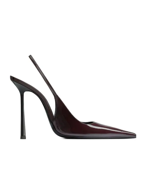 Saint Laurent Vendome Slingback Pumps - Black