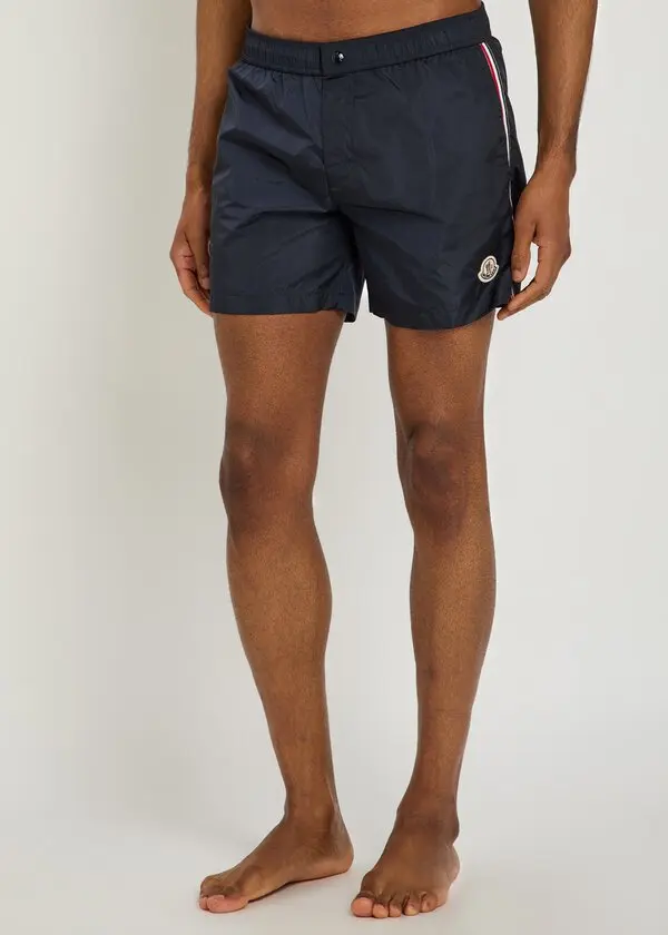 Moncler Striped Swim Trunks