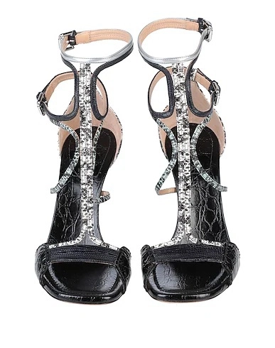 Chloé Patterned Heeled Sandals With Ankle Strap Buckle And Square Toe