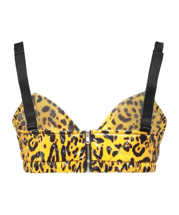 Dolce & Gabbana Leopard Print Cropped Top