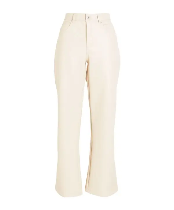 MAXCO. Straight-leg Trousers With Button And Zip Fastening