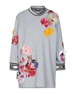 Dolce & Gabbana Solid Color Crew Neck Long-sleeve Sweatshirt