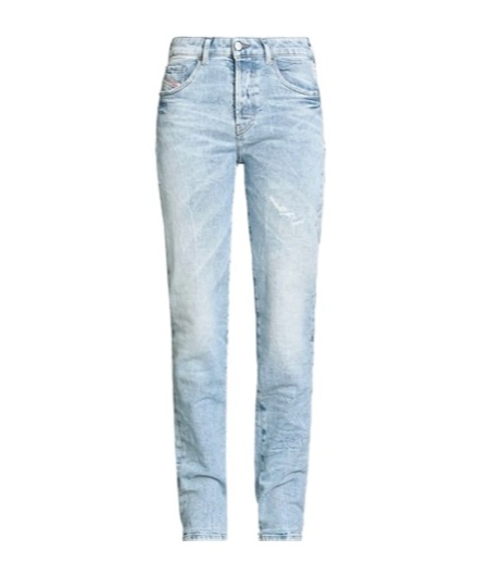 DIESEL® Tapered Light Wash Denim Jeans