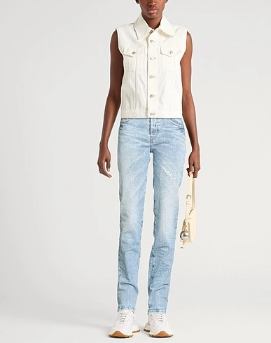 DIESEL® Tapered Light Wash Denim Jeans