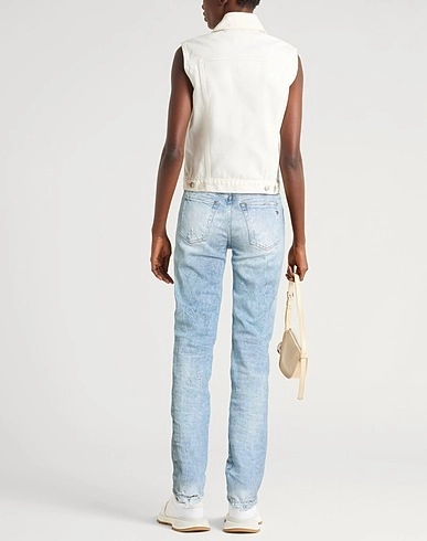 DIESEL® Tapered Light Wash Denim Jeans