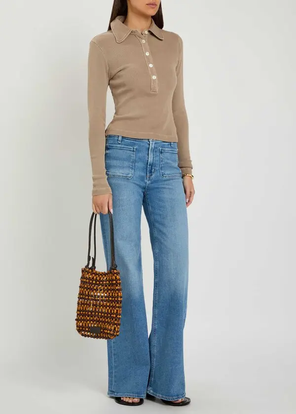 Citizens Of Humanity Stretch-knit Polo Top