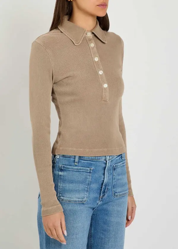 Citizens Of Humanity Stretch-knit Polo Top