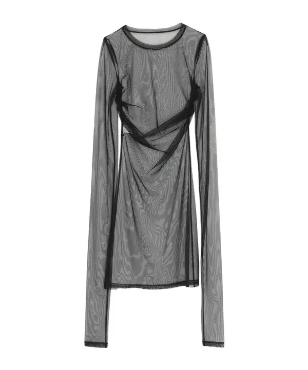 Dolce & Gabbana Solid Color Mesh Top