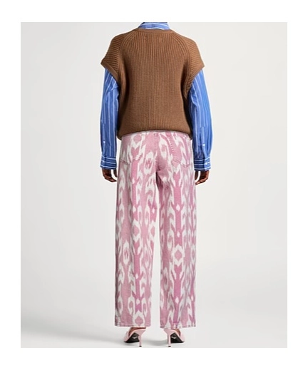Isabel Marant Étoile Two-tone Printed Jeans