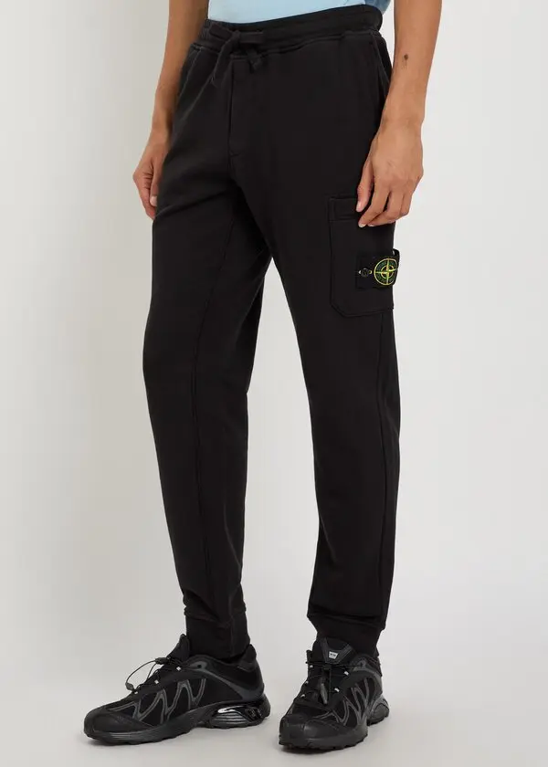 Stone Island Logo Cotton Sweatpants