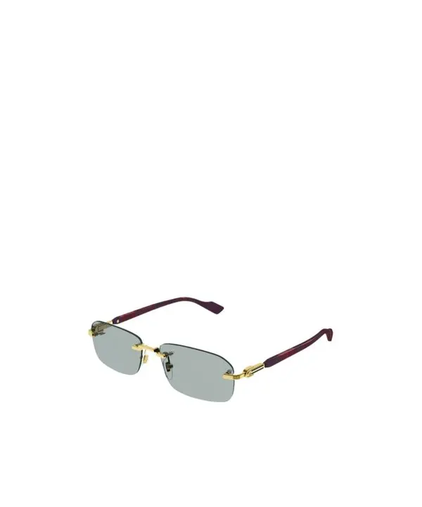 Gucci Rimless Sunglasses With Logo Detail