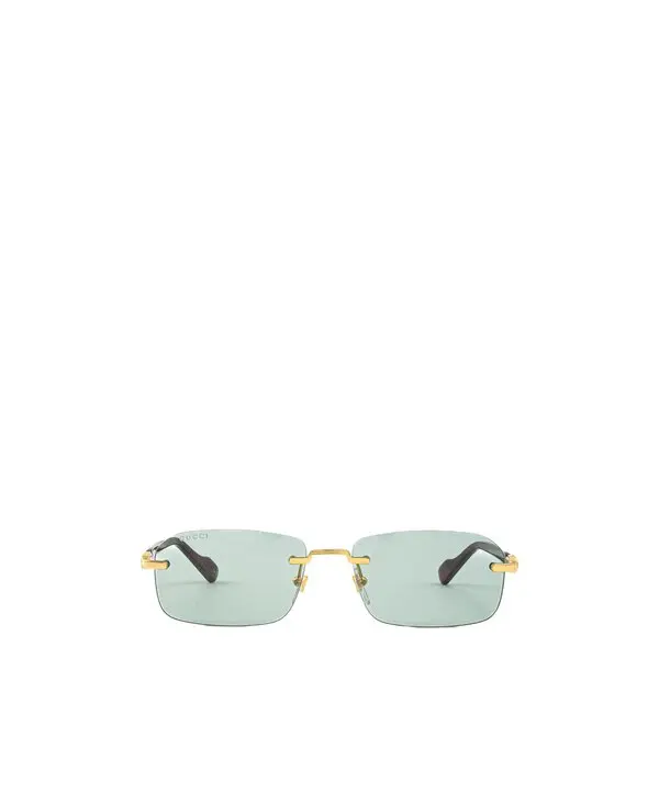 Gucci Rimless Sunglasses With Logo Detail