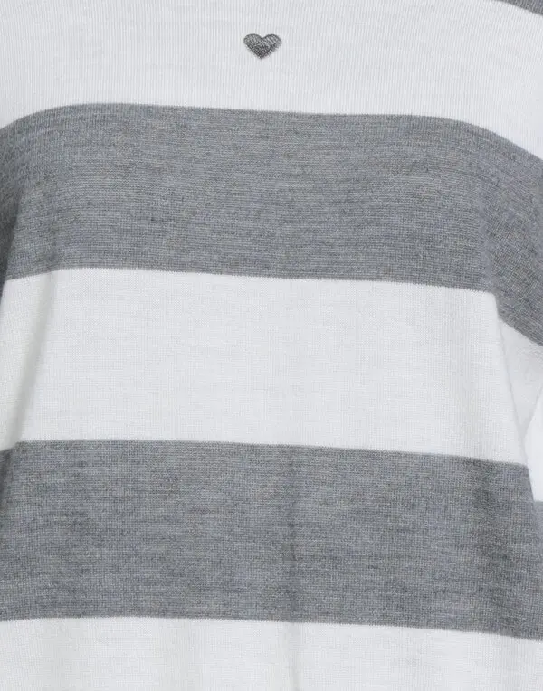 MAXCO. Max&co. Striped Long Sleeve Crew Neck Sweater
