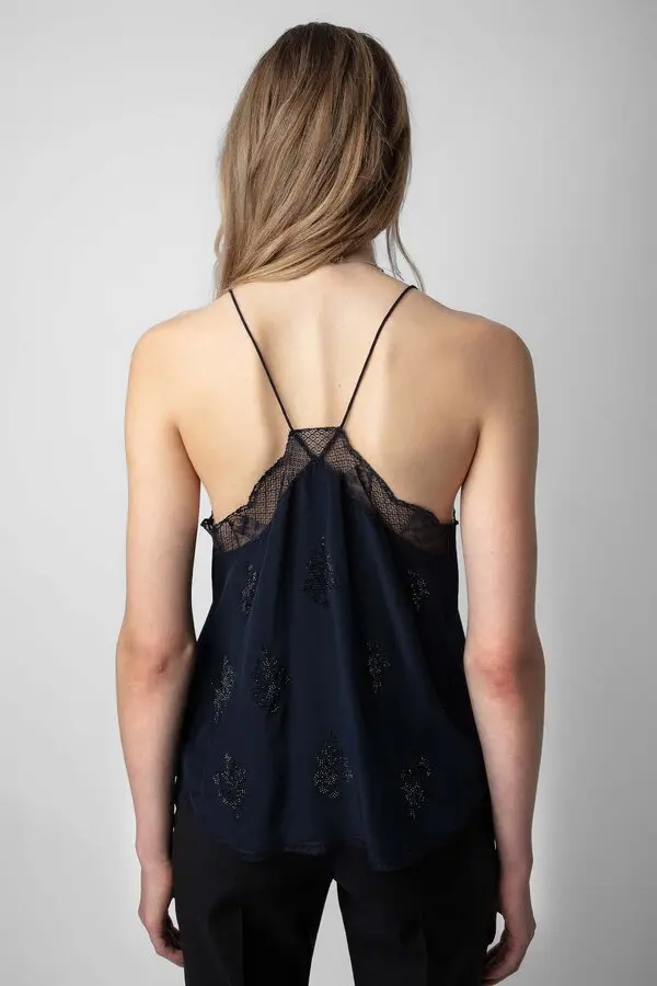 Zadig&Voltaire Voltaire Christy Lace-trim Tank Top