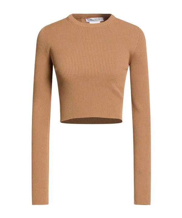 Max Mara Long-sleeved Sweater - Nude