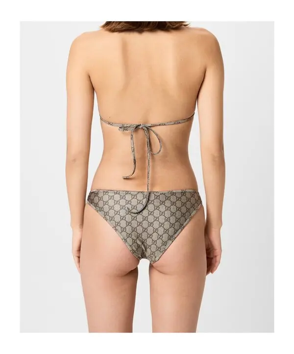 Gucci Gg Monogram Triangle Bikini Set
