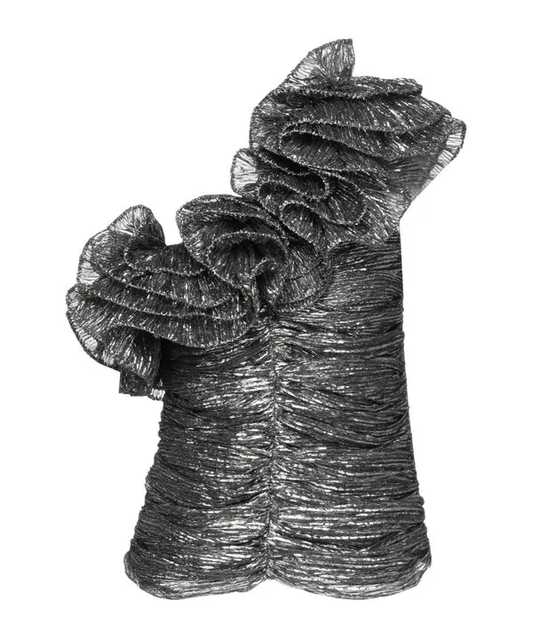 Isabel Marant Étoile One Shoulder Ruffled Organza Top