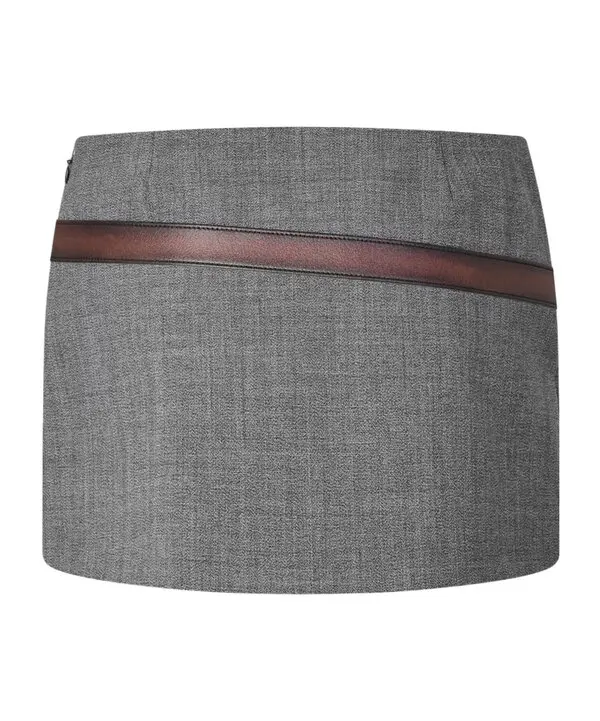 Prada Trompe Mini Skirt