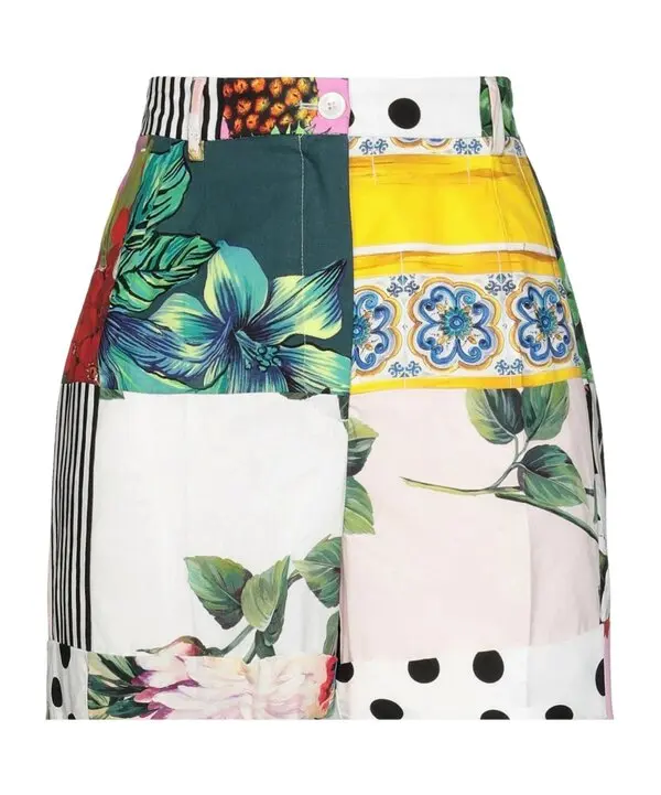 Dolce & Gabbana Patchwork Printed Shorts