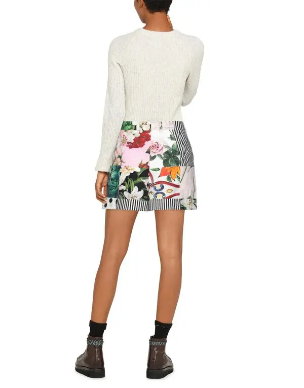 Dolce & Gabbana Patchwork Printed Shorts