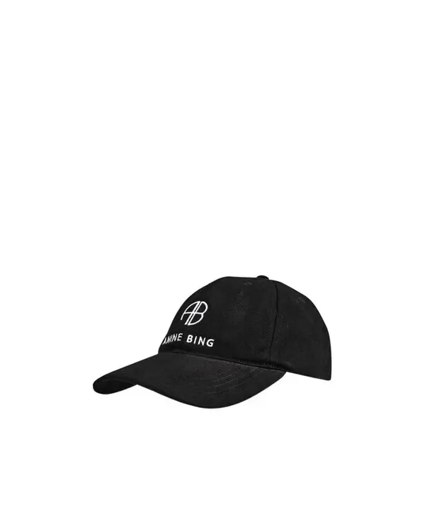 ANINE BING Logo Baseball Cap - Black