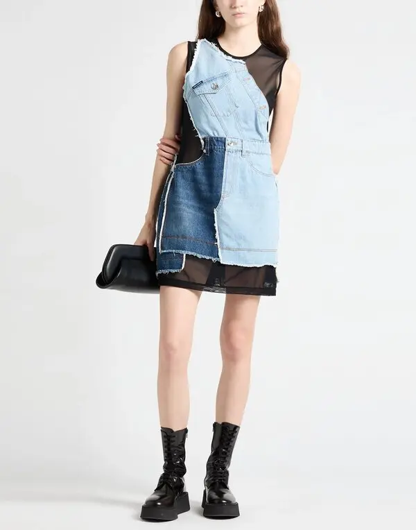 Dolce & Gabbana Colored Denim Cami Dress