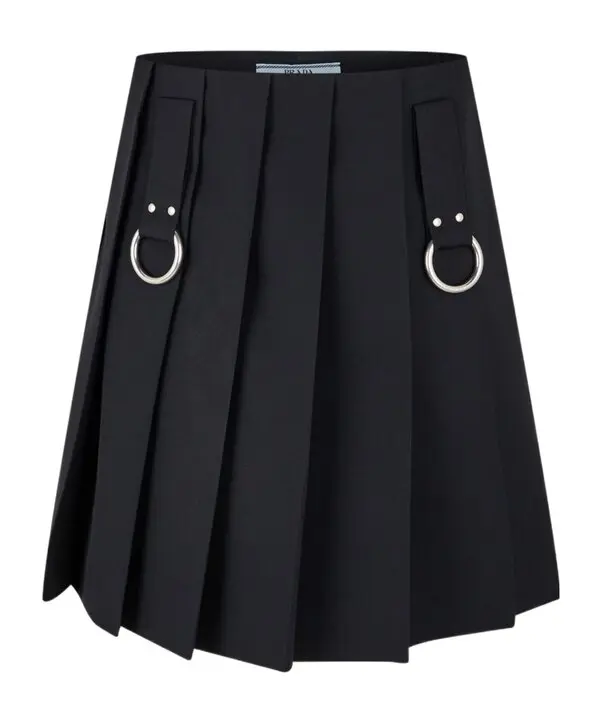 Prada Buckle Mini Skirt