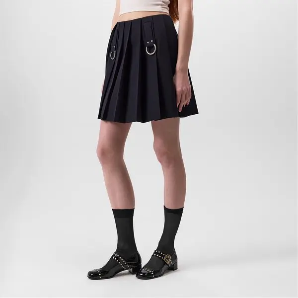 Prada Buckle Mini Skirt