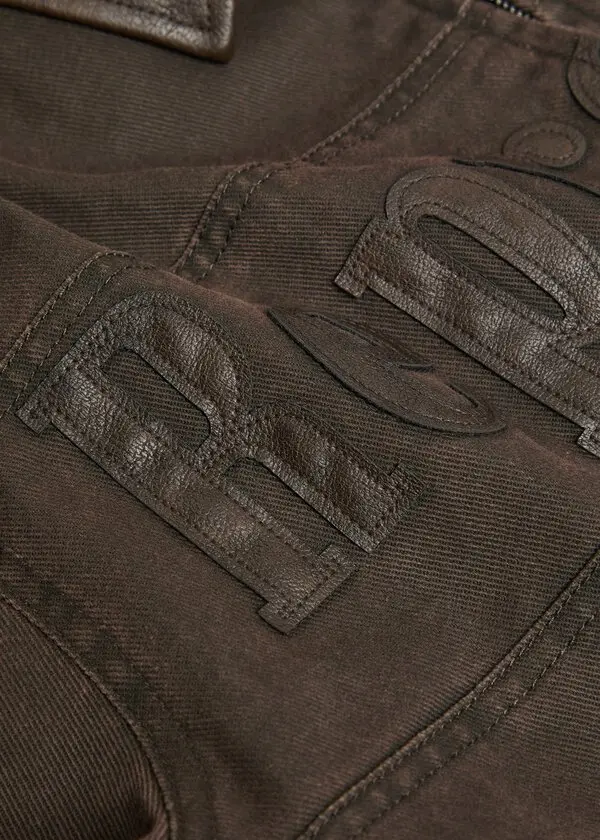 REPRESENT Logo Appliquéd Cotton-twill Bomber Jacket
