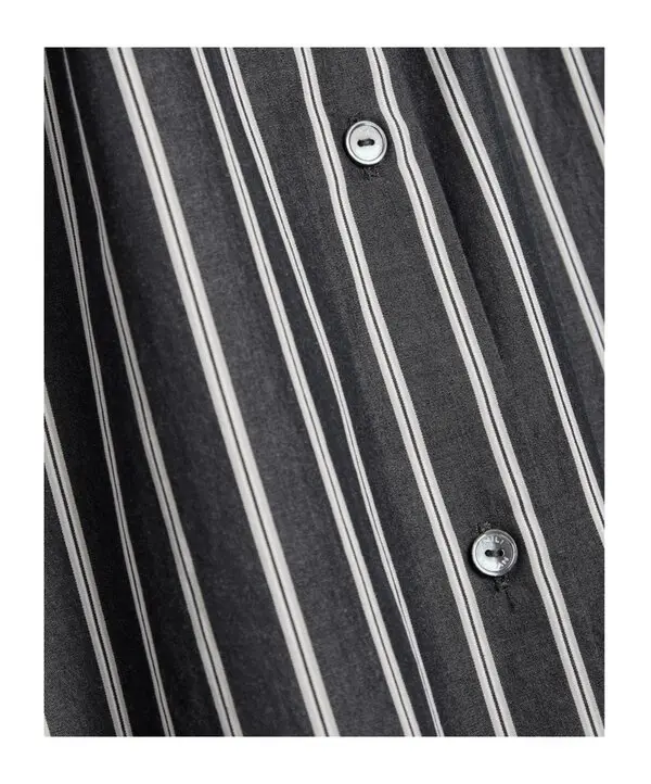 NILI LOTAN Striped Long-sleeved Shirt