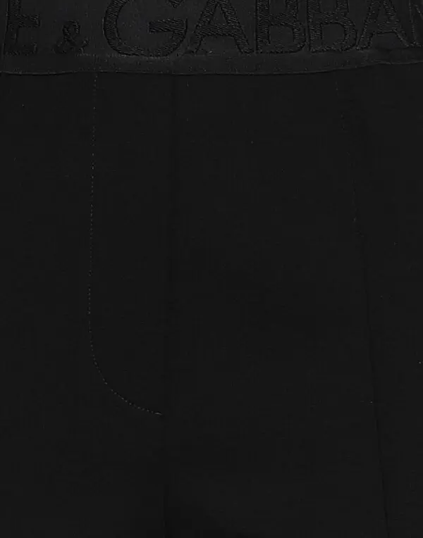 Dolce & Gabbana Solid Color Stretch Casual Pants