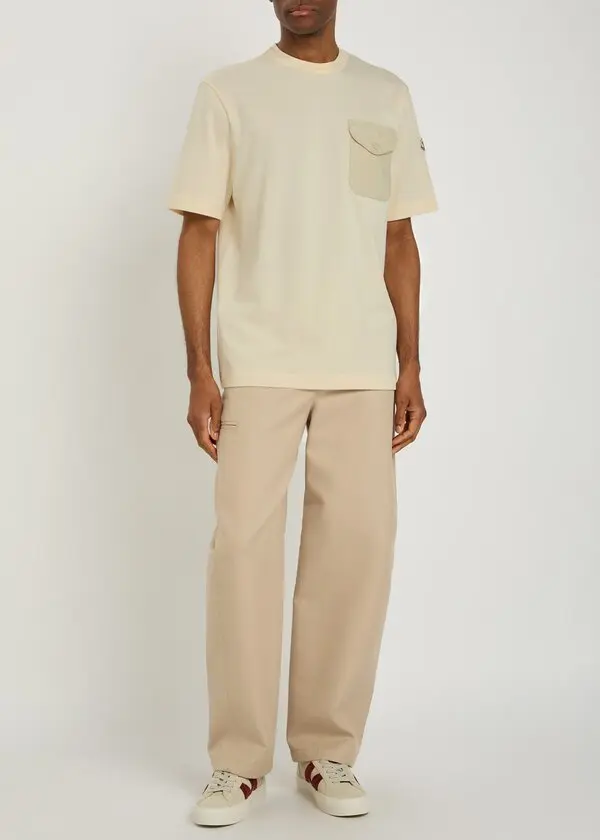 Moncler Ribbed Crew Neck T-shirt