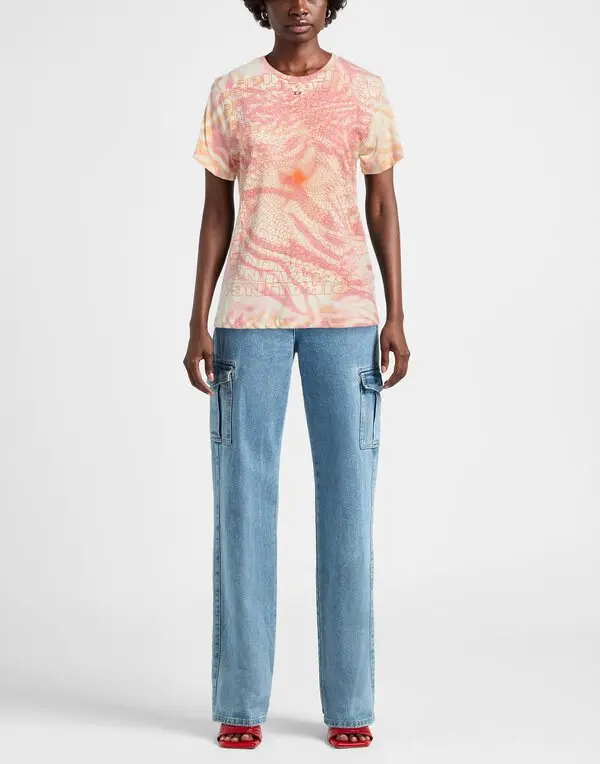 DIESEL® Printed T-shirt - Nude