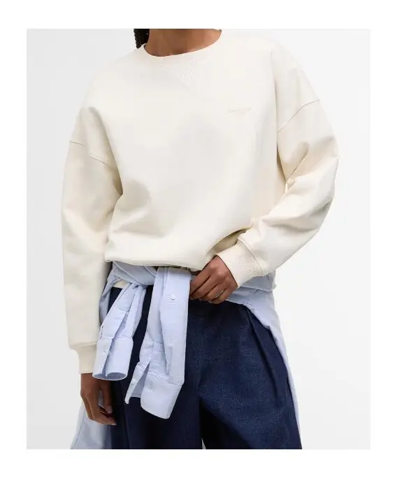 Barbour Embroidered Crew Neck Sweatshirt