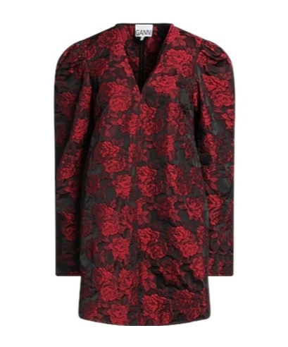 GANNI Jacquard Printed Dress