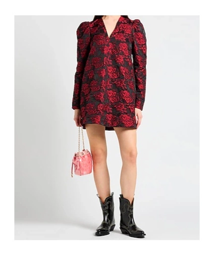 GANNI Jacquard Printed Dress