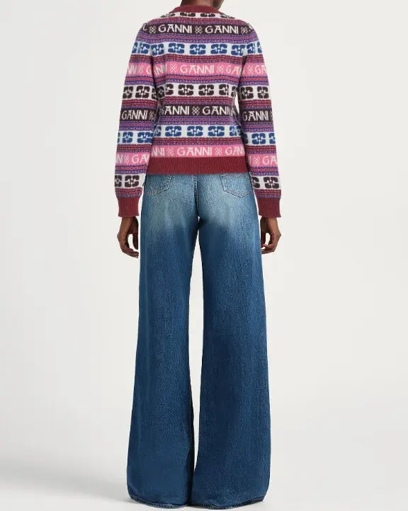 GANNI Crew Neck Sweater