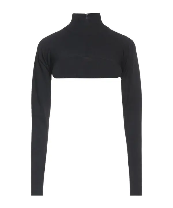 Dolce & Gabbana Minimalist Solid Color Knit Cropped Top