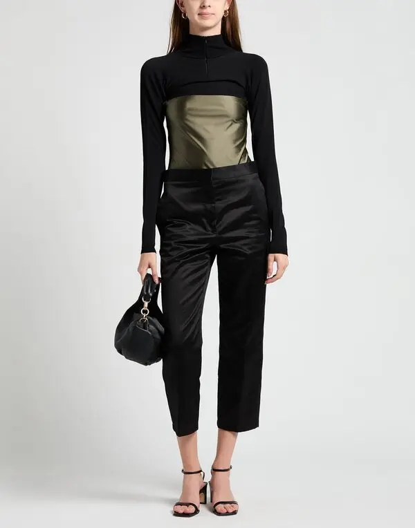 Dolce & Gabbana Minimalist Solid Color Knit Cropped Top