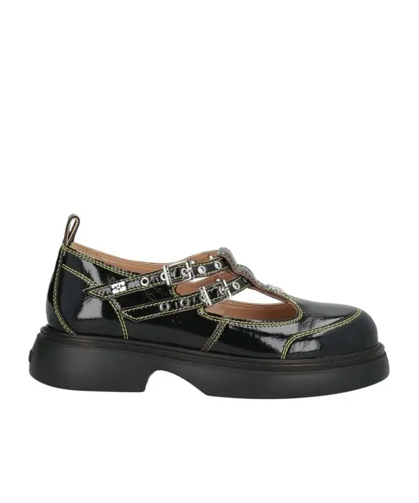 GANNI Ballet Flats With Buckle Fastening