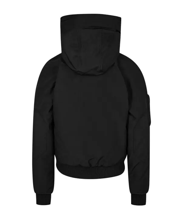 Canada Goose Down Jacket With Hood And Logo Patch