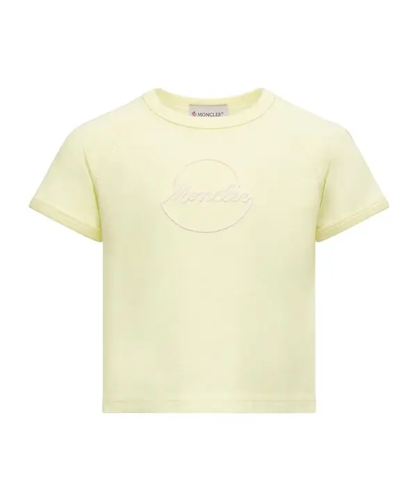 Moncler Embroidered Logo Cotton T-shirt