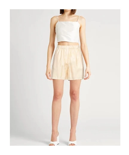 Max Mara Elasticated Bermuda Shorts With Embroidered Logo