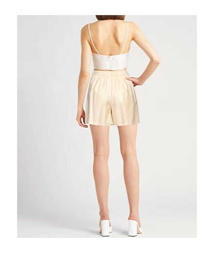 Max Mara Elasticated Bermuda Shorts With Embroidered Logo