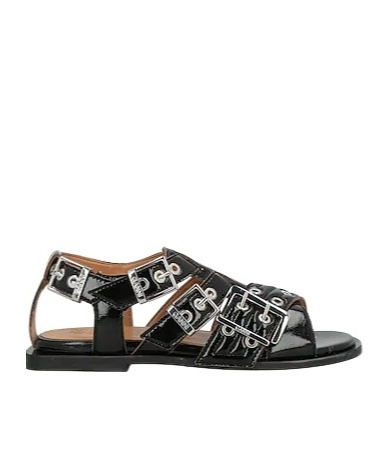 GANNI Gladiator Sandals - Black