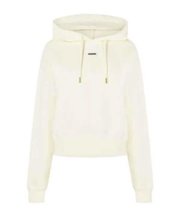 Jacquemus Long Sleeve Cropped Hoodie