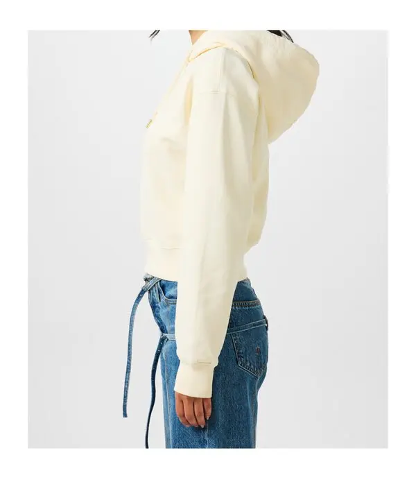 Jacquemus Long Sleeve Cropped Hoodie