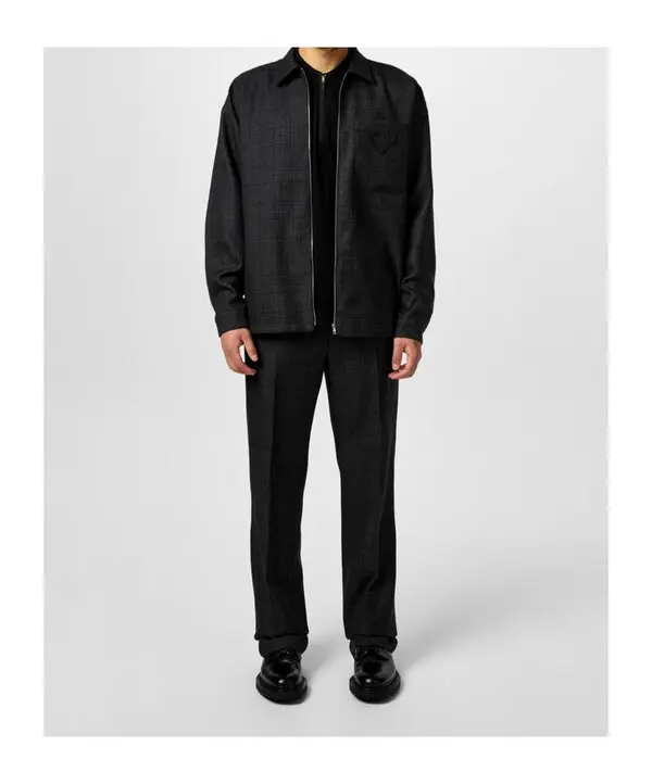 Prada Check Trousers