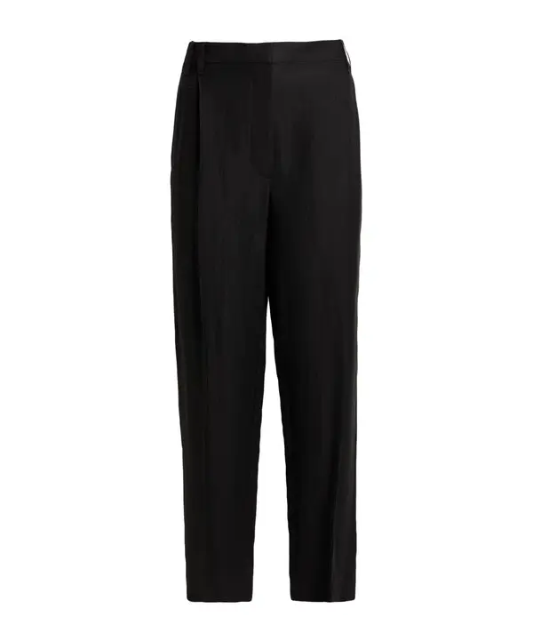 Brunello Cucinelli Plain Colour Tapered Trousers